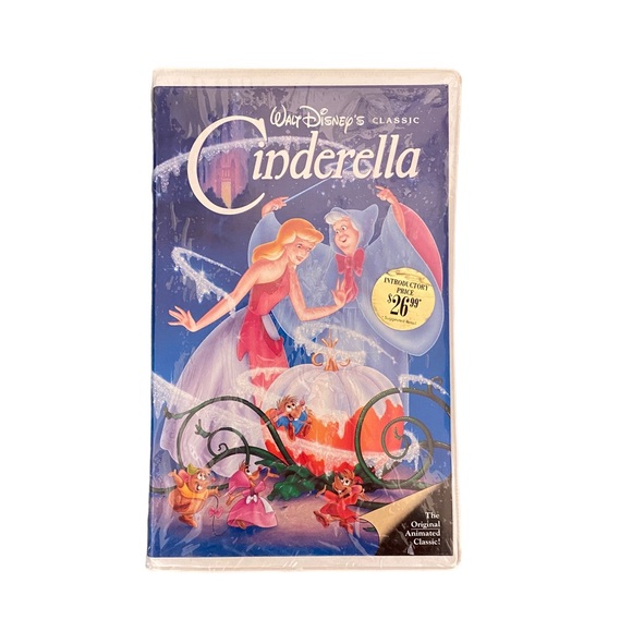 Disney | Media | Factory Sealed Vintage Walt Disneys Classic Cinderella ...